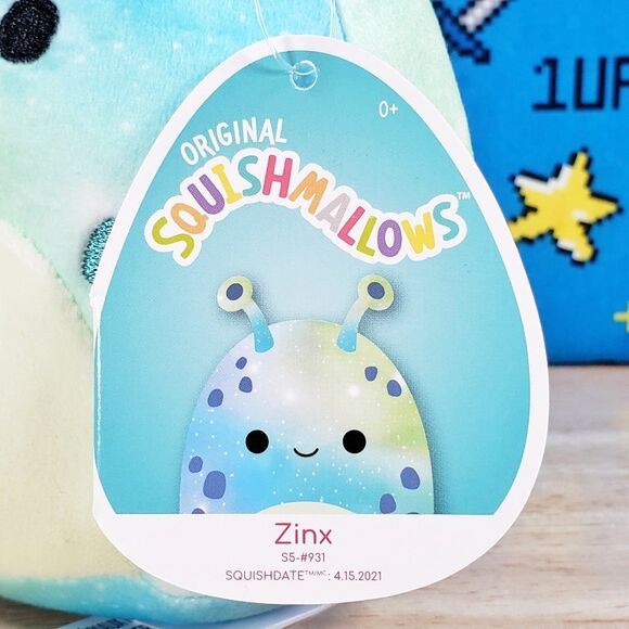 Squishmallows | Toys | Squishmallow Zinx The Alien 5 Ultrasoft Stuffed ...